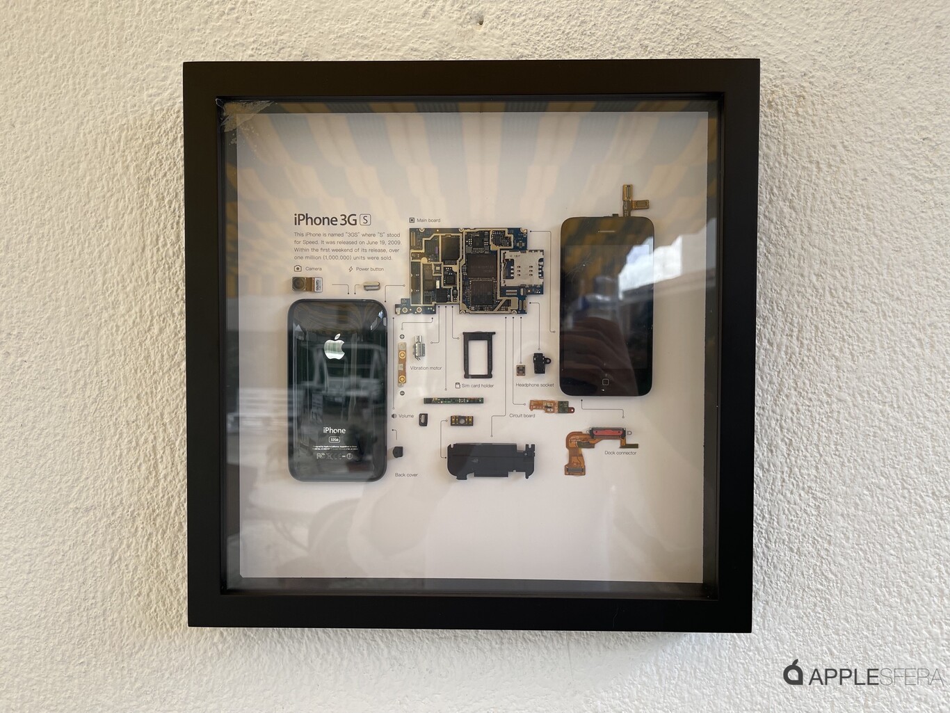 Este marco de Grid Studio inmortaliza un iPhone 3GS en todo su ...