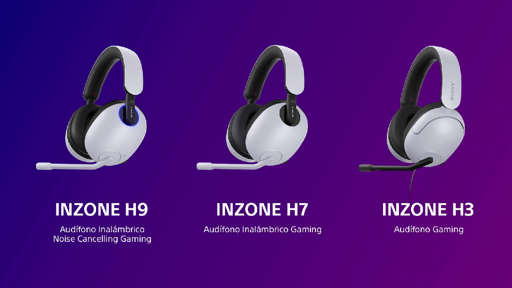 Sony INZONE H3, H7 y H9: precio, características, especificaciones y ...