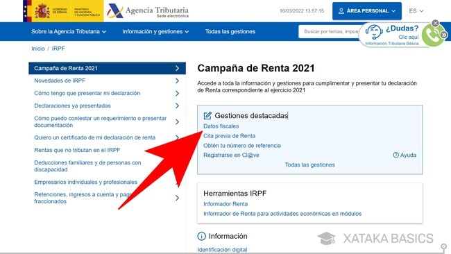 Renta 2021: cómo acceder a tus datos fiscales para preparar la declaración de este 2022