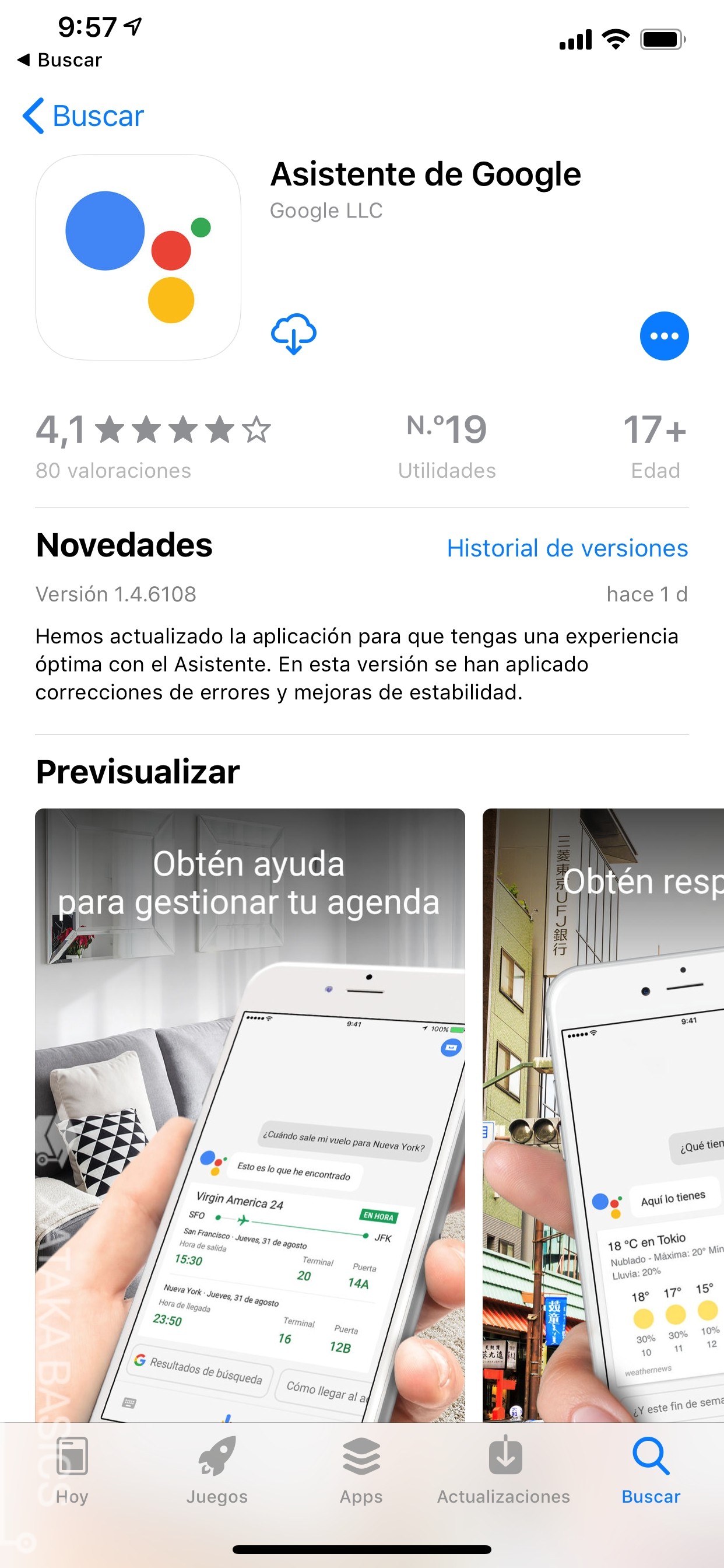 Cómo abrir Google Assistant con Siri en un iPhone