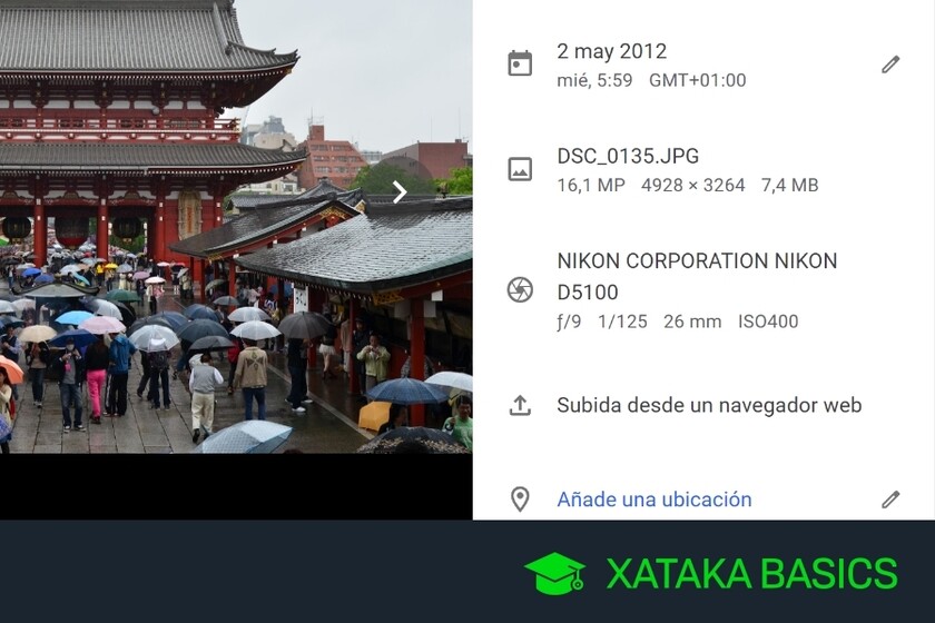Cómo editar la fecha y añadir una ubicación en tus fotos en Google Fotos