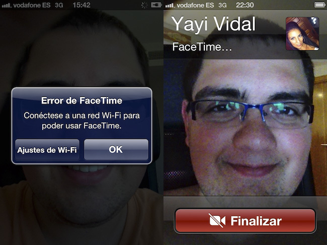iOS 5 vs. iOS 6 en capturas