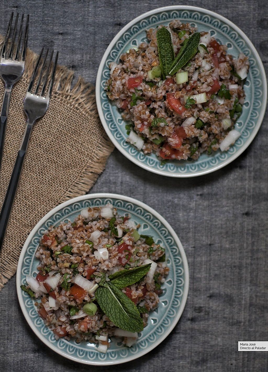 Tabulé libanesa, la receta original y tradicional con bulgur de ...
