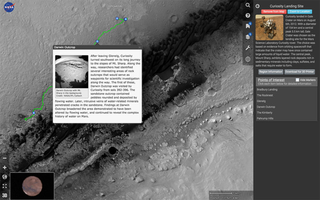 Navega por Marte con Mars Trek, al más puro estilo de Google Earth