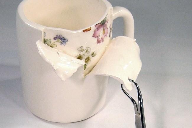 La disección de una vajilla por Beccy Ridsdel