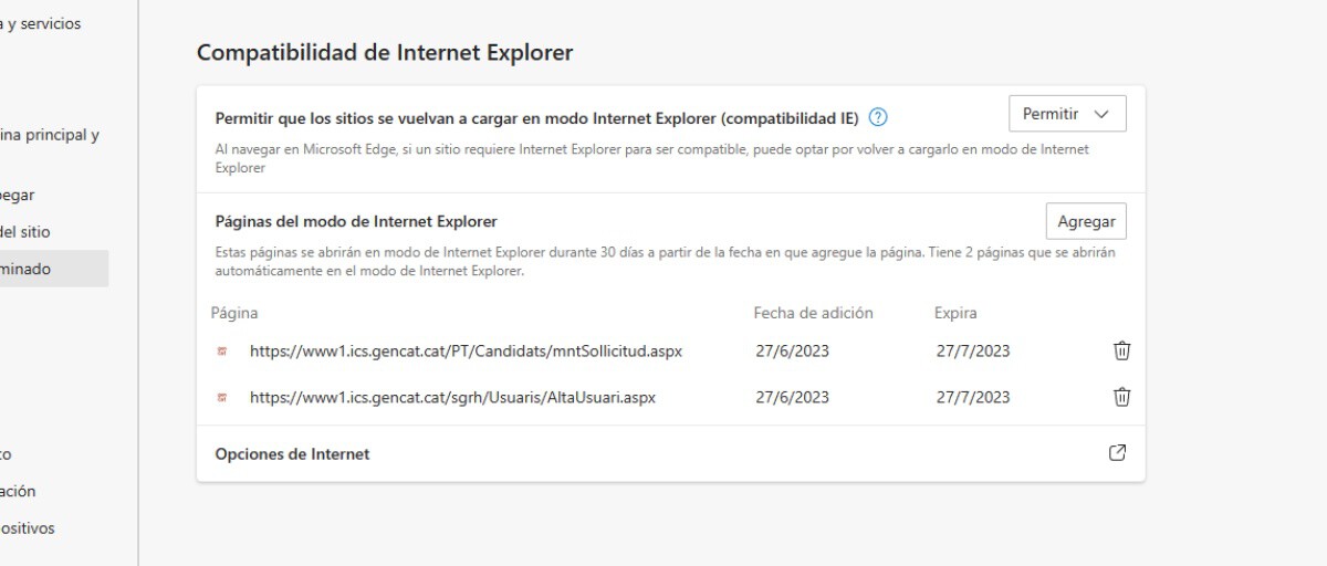 El modo de compatibilidad de Internet Explorer en Microsoft Edge es un ...