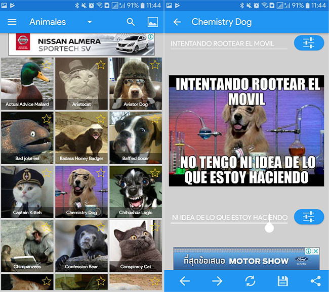 Nueve apps para crear memes con un móvil Android Nueve apps para crear memes con un móvil Android