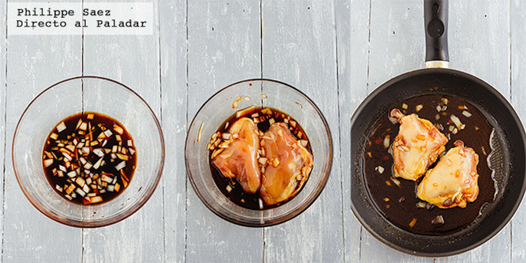 Pollo marinado con miel y salsa de soya. Receta fácil para cualquier ...