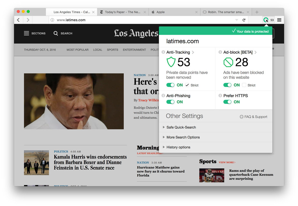 Así es Cliqz, el navegador que integra todas las herramientas pro privacidad y antirastreo de ...