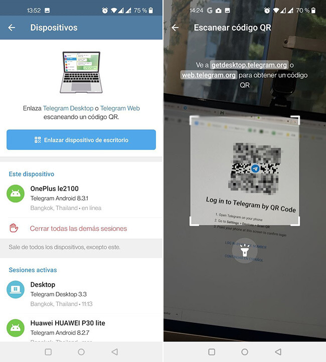 Cómo gestionar las sesiones abiertas Telegram como un profesional