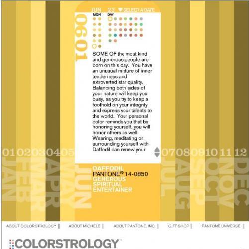 Colorstrology, el color de tu fecha de nacimiento