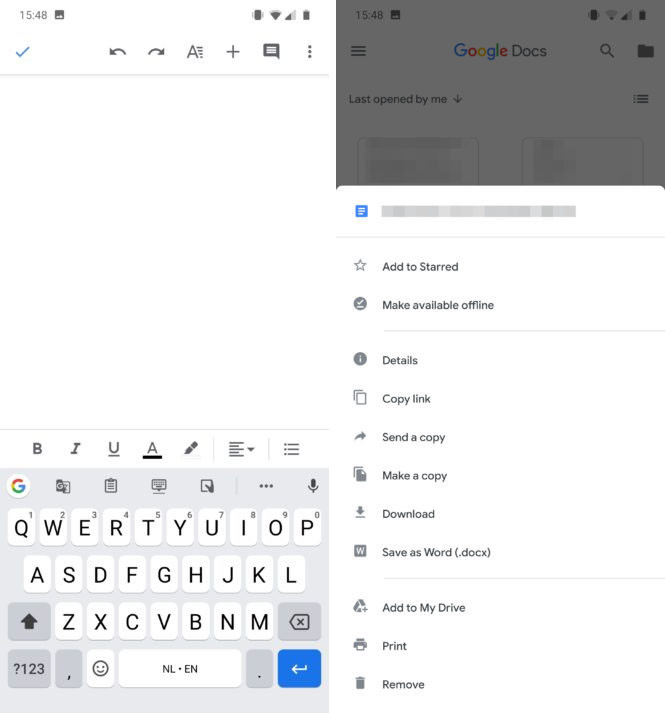 Así es Google Docs para Android con Material Theming: la aplicación empieza a probar su nueva ...
