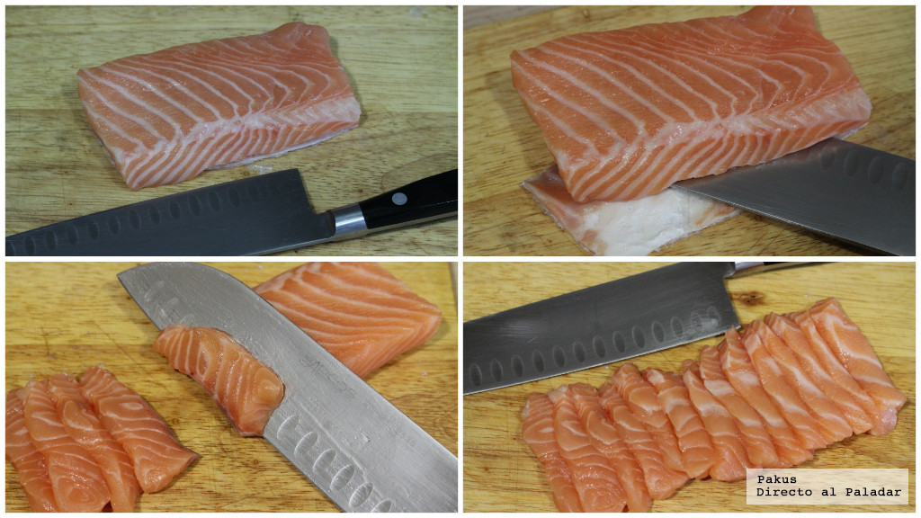 Sashimi de salmón, la receta de pescado japonesa con el truco para que ...