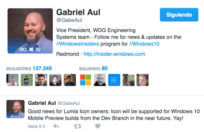 Gabriel Aul anuncia que el Lumia Icon tendrá soporte para Windows 10 ...