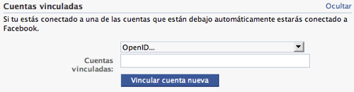 Facebook acepta OpenID como identificador