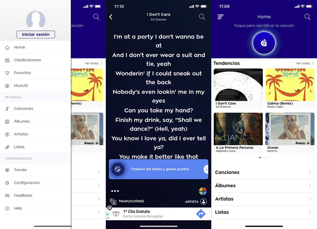 Cinco aplicaciones para saber la letra de las canciones que están sonando
