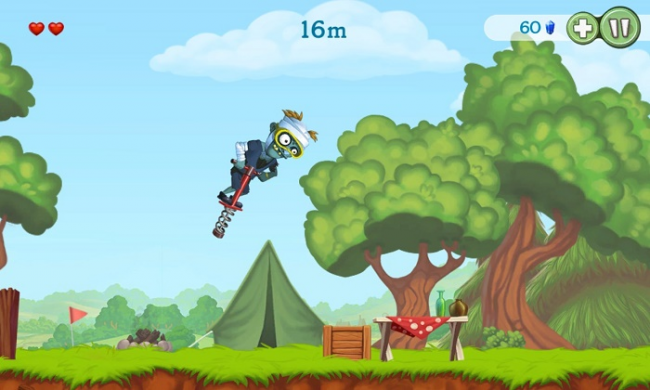 Zombie's Got a Pogo, un endless runner que llega a Windows Phone