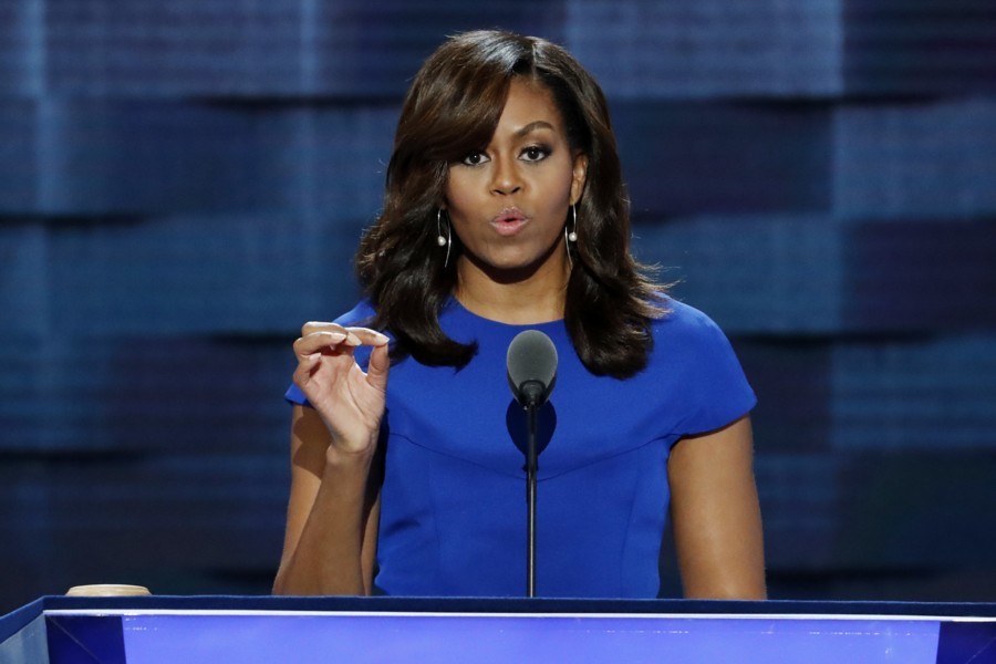 Todo el mundo recordará este vestido azul de Michelle Obama, su ...