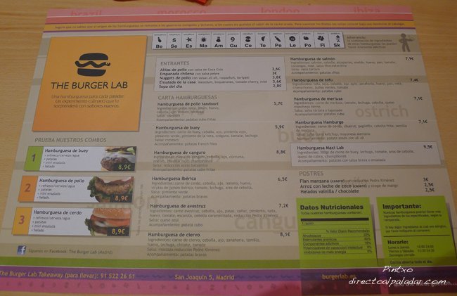 The Burger Lab en Madrid