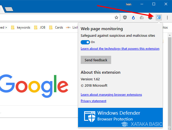 Cómo añadir Windows Defender a Chrome para protegerte de amenazas online
