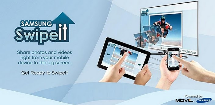 Swipe It, compartiendo contenidos desde nuestro móvil o tablet al Smart TV