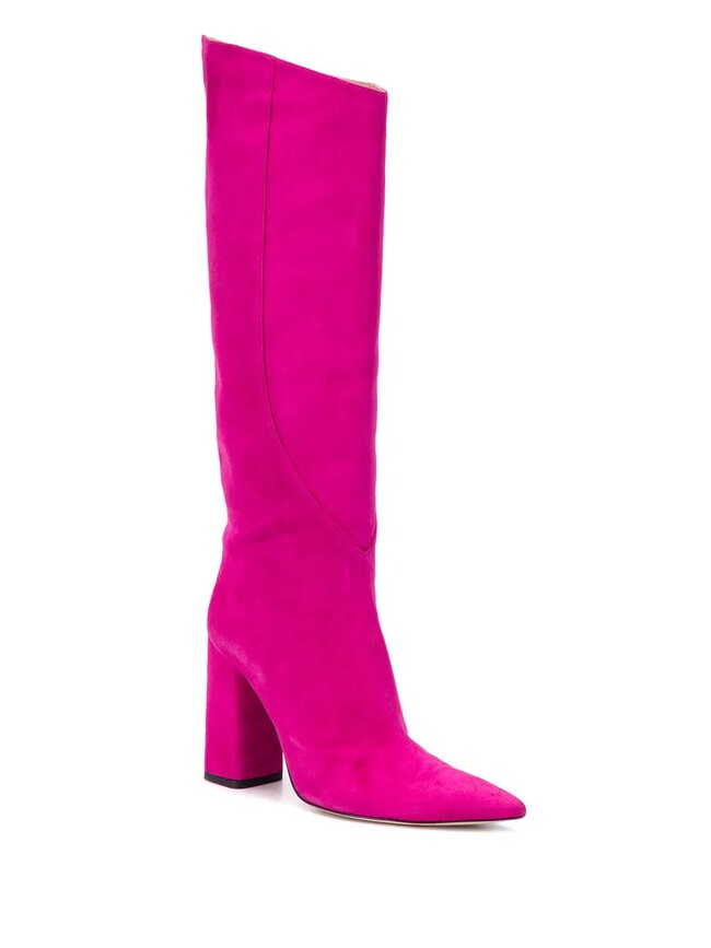 Las botas de tacón de color rosa (fucsia) prometen dar color a nuestro 2021