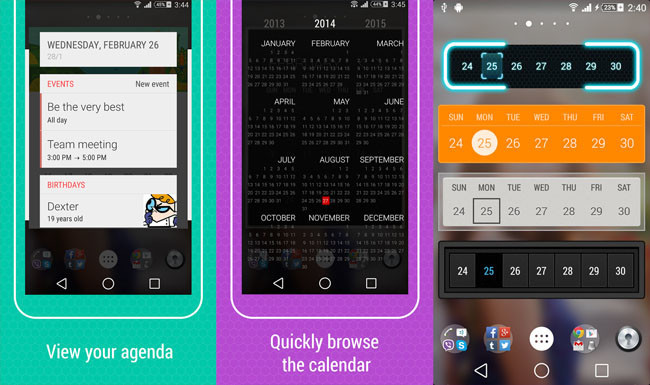 Month: The Calendar Widget, más de 70 hermosos widgets de calendario ...