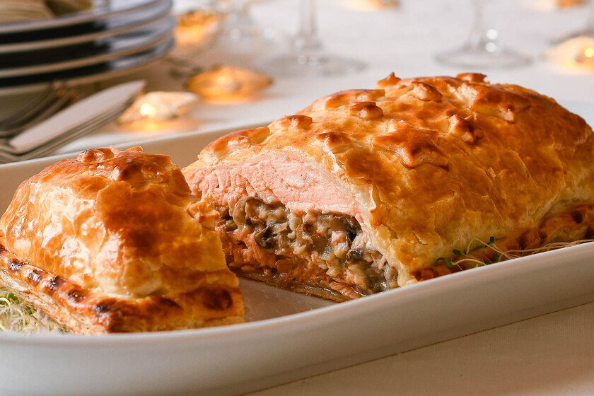 Wellington de pescado con salmón: receta de cocina fácil, sencilla y ...