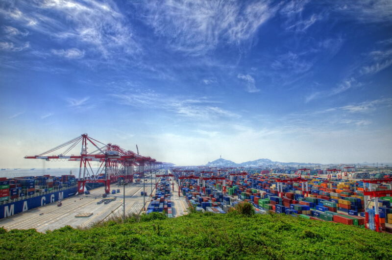 El impresionante puerto de Shanghái que, año tras año, sigue batiendo ...