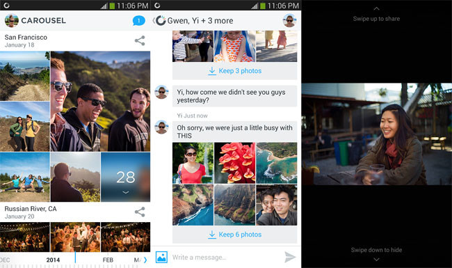 Dropbox lanza Carousel para Android, su nueva galería para ver y compartir nuestras fotos