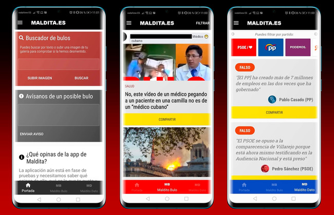 Así es la nueva app de Maldito Bulo para luchar contra las 'fake news'