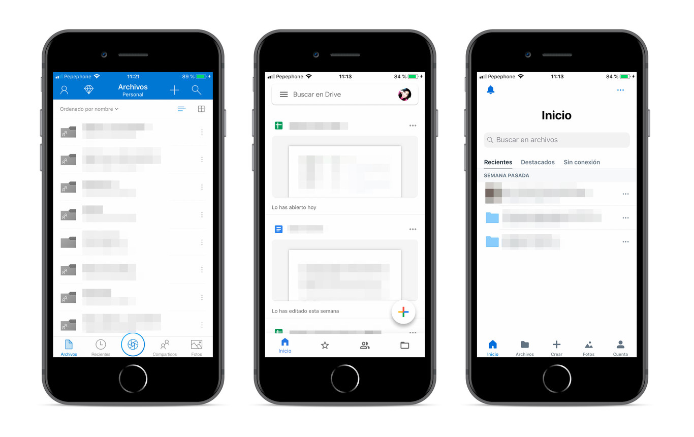 Google Drive, Dropbox y Microsoft OneDrive: comparativa de precios y ...