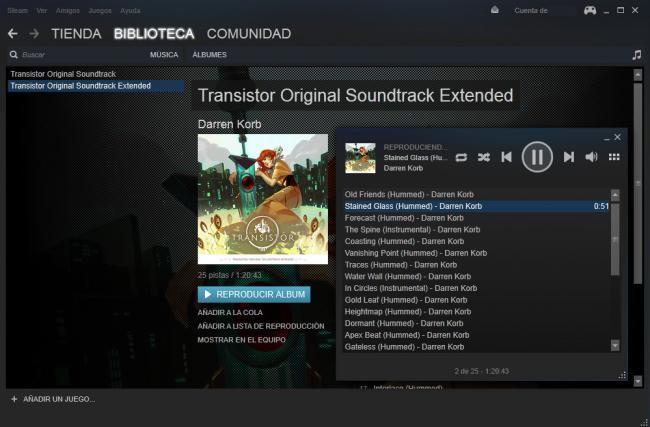 Ya disponible Steam Music Player y con soundtracks de regalo