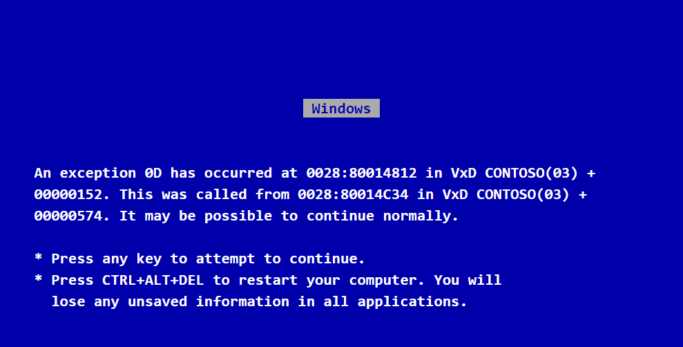 La historia del verdadero pantallazo azul de la muerte de Windows y su ...