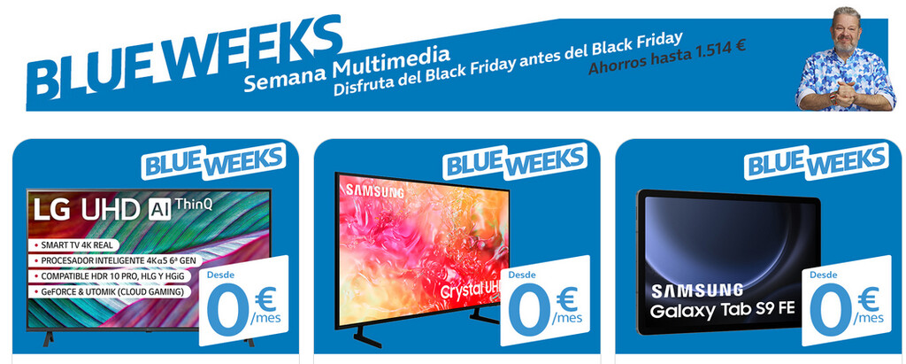 Movistar se adelanta al Black Friday con sus Blue Weeks: estas son las ...