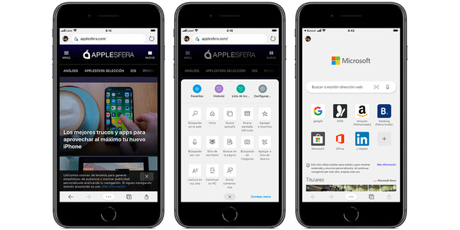 Microsoft Edge para iPhone y iPad se actualiza e implementa un nuevo diseño