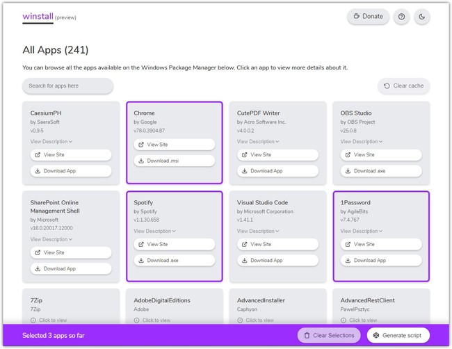 Winstall te permite instalar aplicaciones de Windows 10 rápida y ...