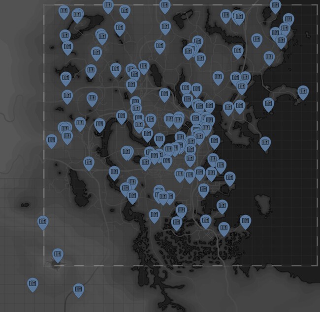 Fallout 4, mapa interactivo con todos los coleccionables - Fallout 4 - 3DJuegos