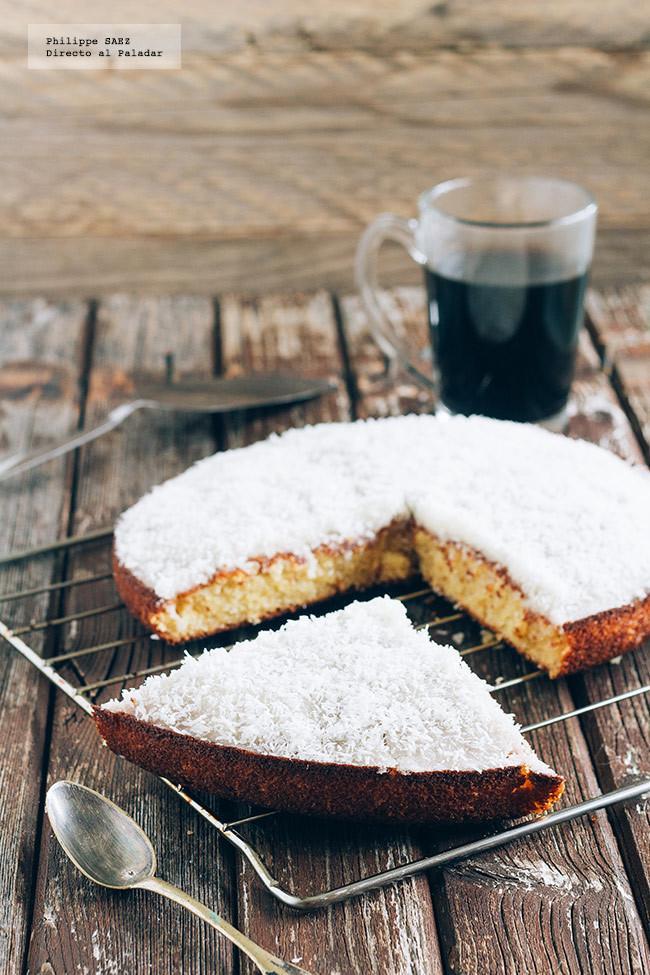 Pastel de coco. Receta