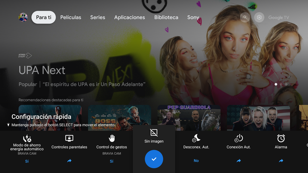 Esta es la opción que he descubierto en mi Smart TV y que uso para ...