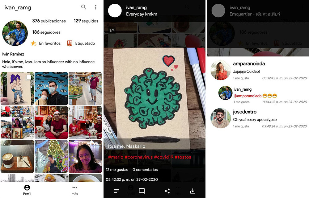 Barinsta es un clon de Instagram extraoficial, de código abierto y que ...