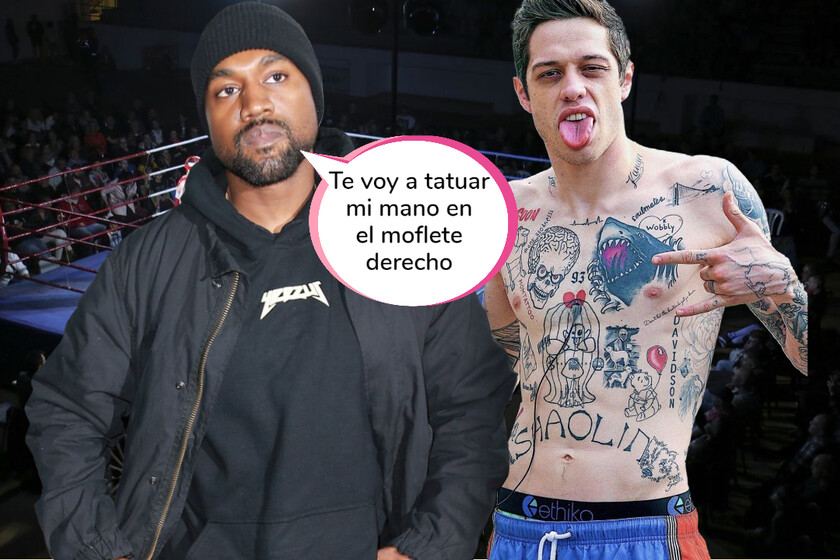 Kanye West le da una monumental paliza al novio de Kim Kardashian ...