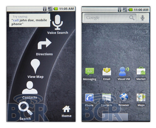 Android 2.0, primeras imágenes e informaciones
