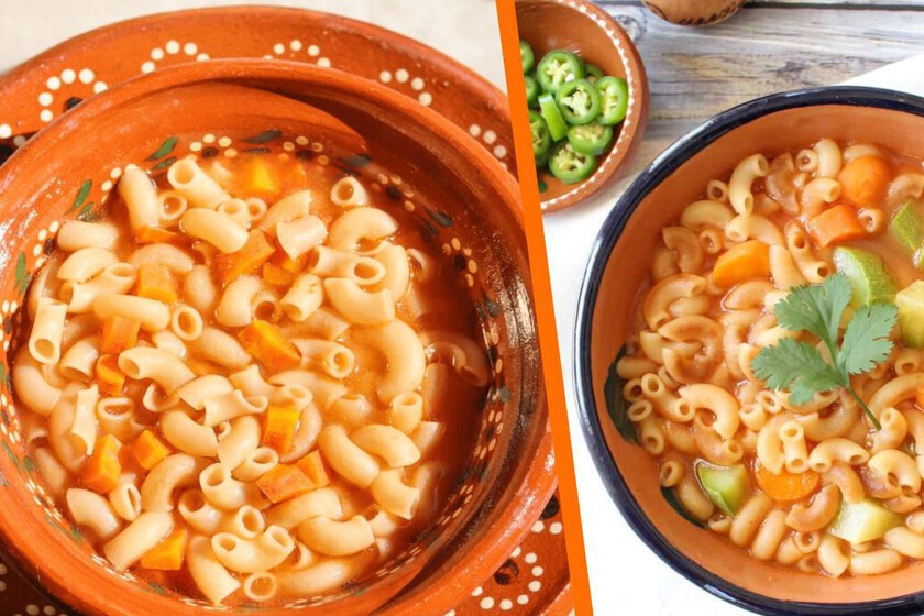Cómo hacer sopa de coditos roja con jitomate, receta fácil de la abuela