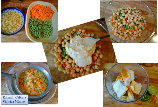 Receta saludable: Ensalada rusa 100 % vegana