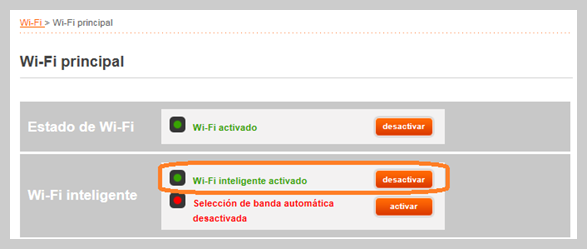 Cómo activar el WiFi Inteligente de Orange en mi router