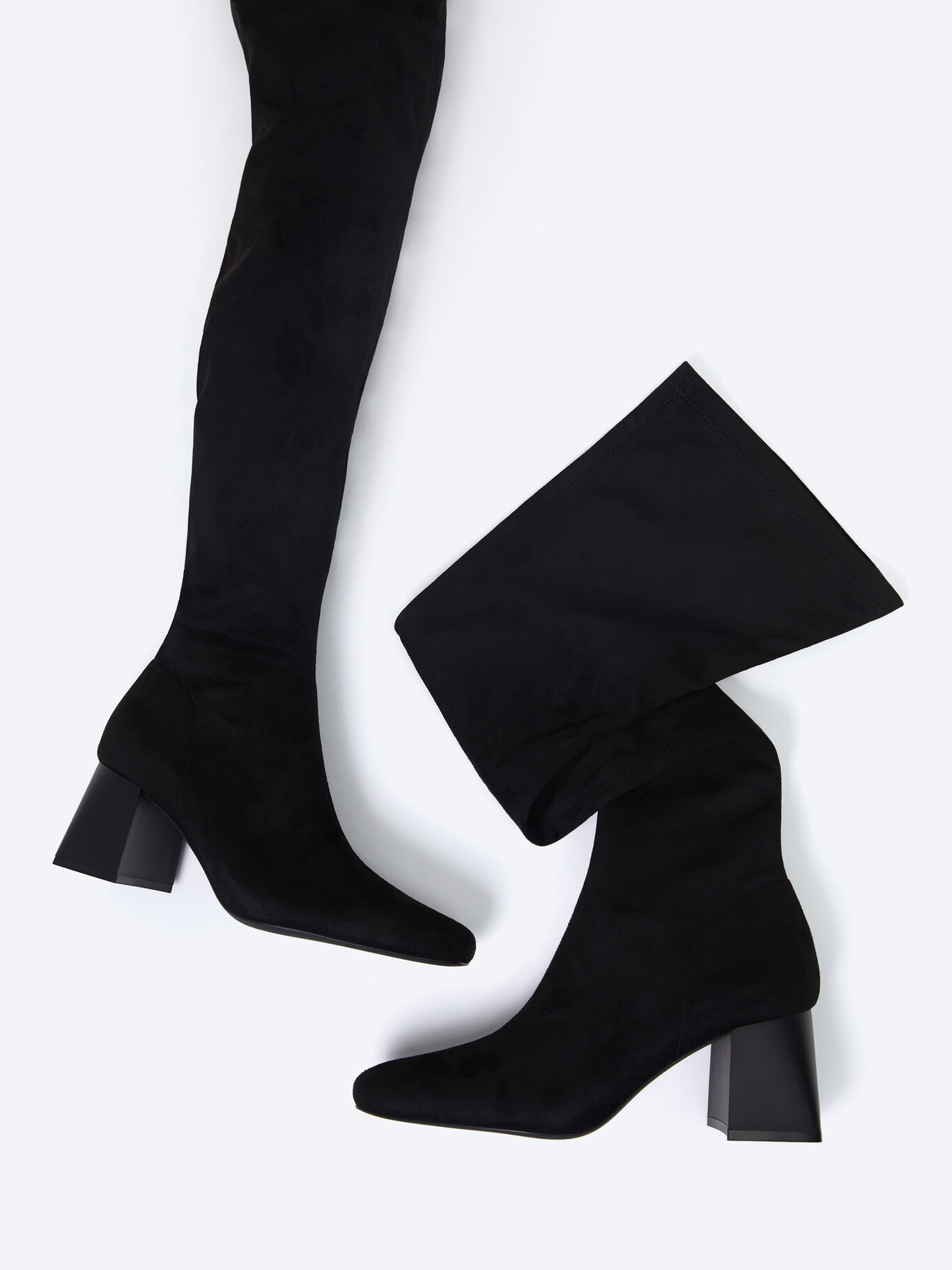 Lefties y las botas altas de tacón cómodo que nos salvarán todos los ...