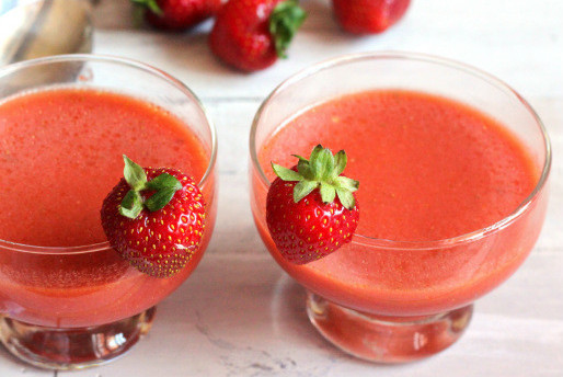 Gazpacho de fresas, el mejor gazpacho con sabor afrutado