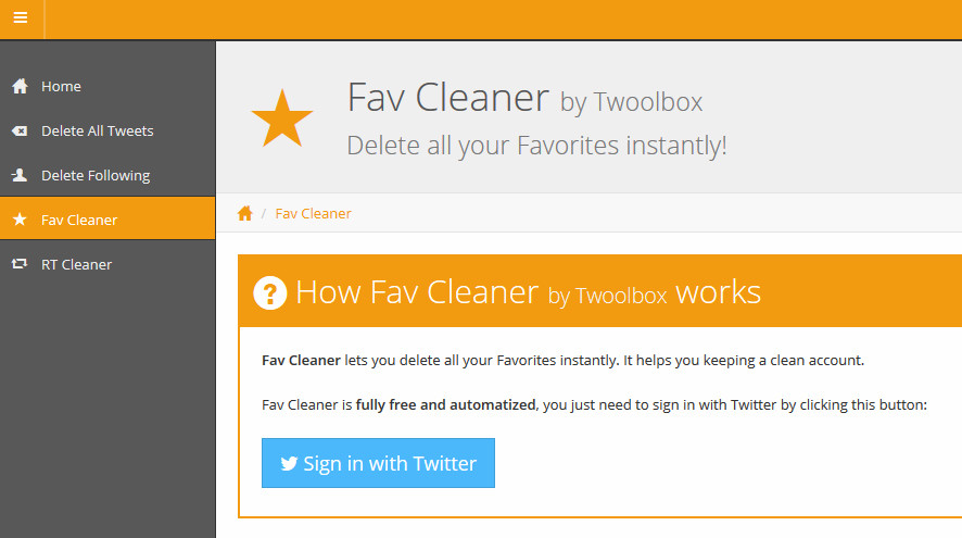 Cómo eliminar todos tus favs (ahora likes) en Twitter en un solo click