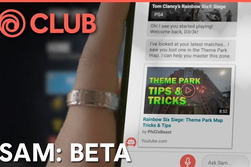 SAM es el "Siri" de Ubisoft que analiza nuestros patrones de juego
